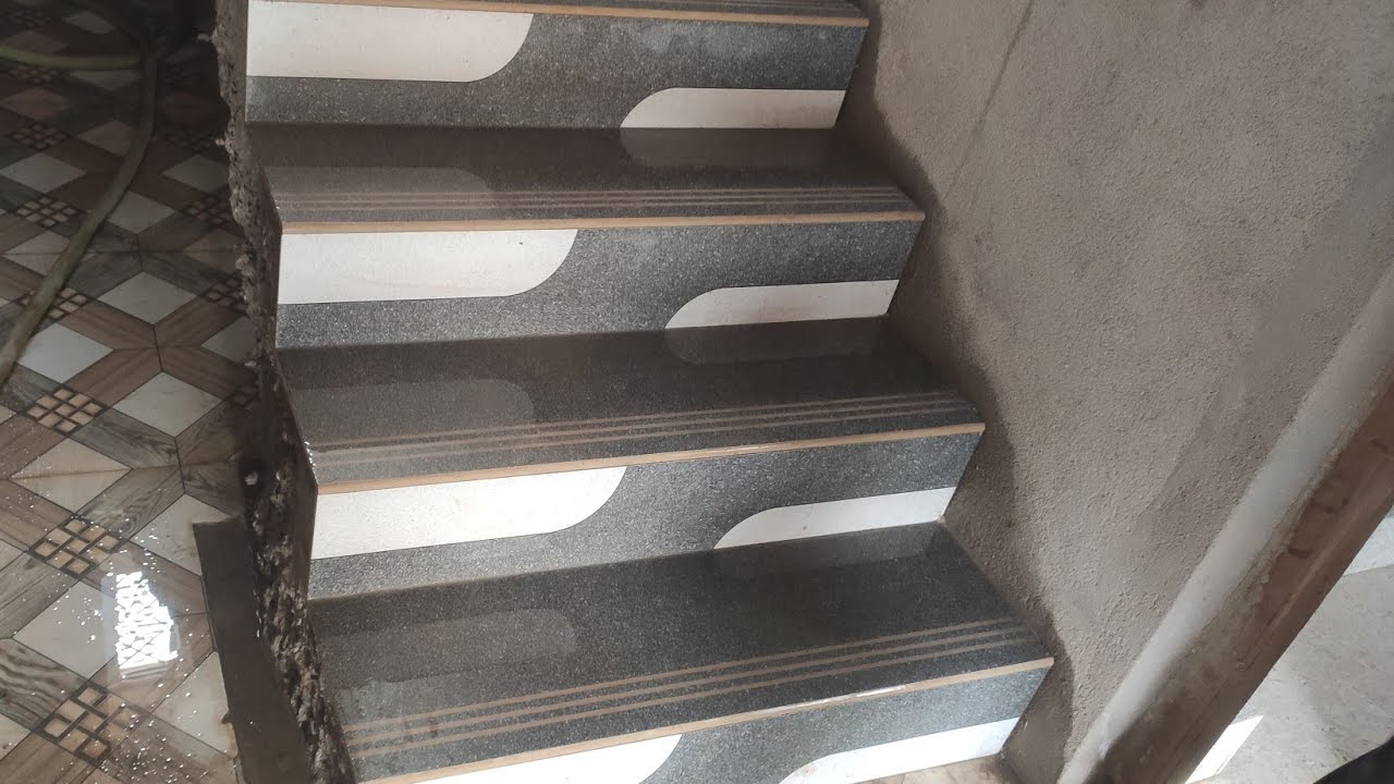 #staircase best step design and floor tiles design..🔥🔥 - YouTube