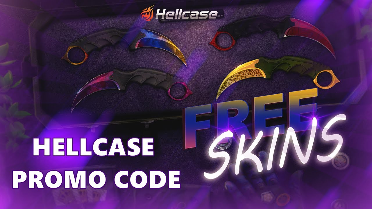 FREE CS2 SKINS GIVEAWAY - HELLCASE PROMO CODE 2024 - YouTube