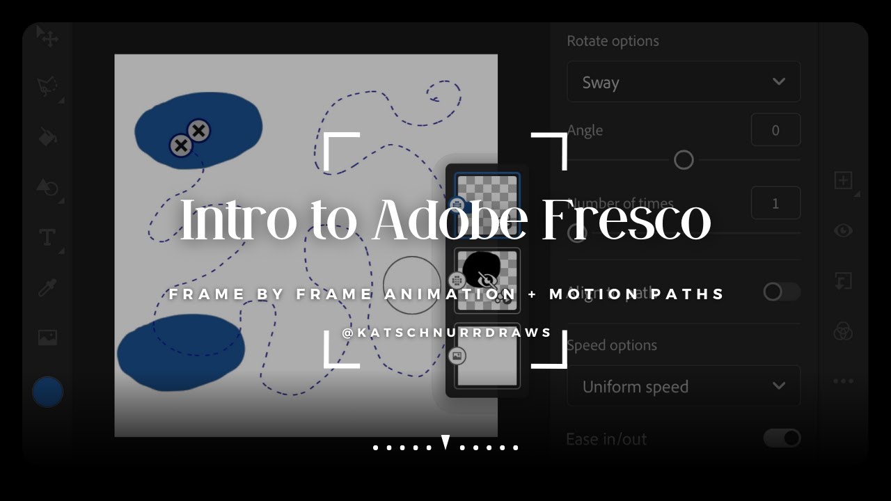 Intro to Adobe Fresco | Frame By Frame Animation and Motion Paths - YouTube