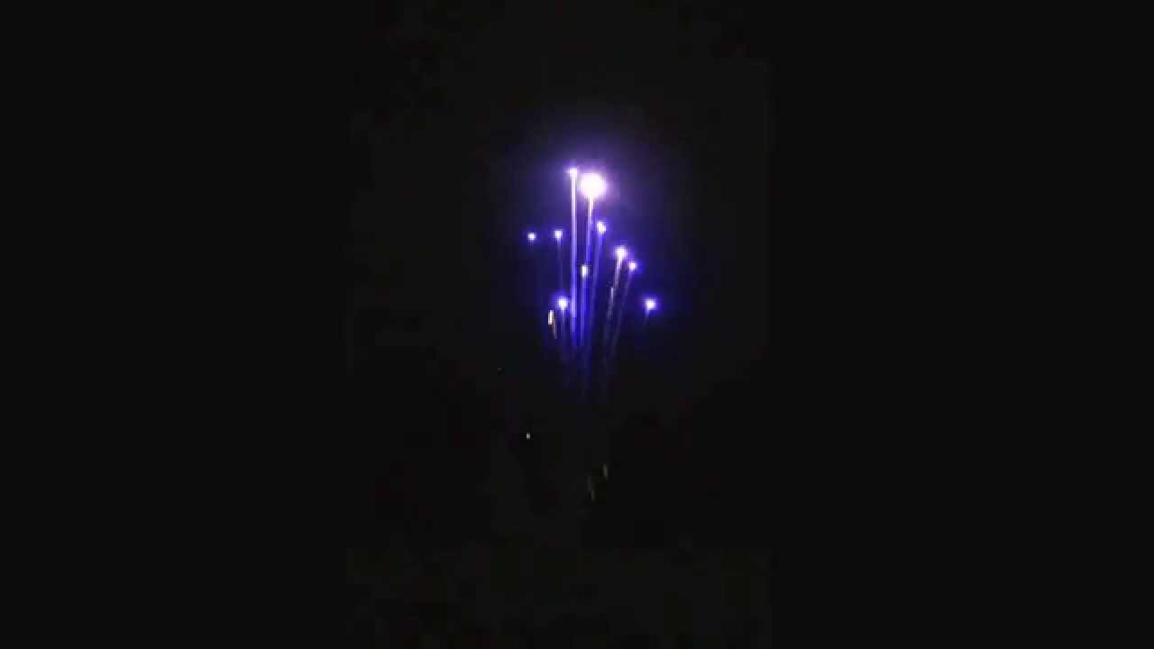 Homemade Blue Firework Stars - YouTube