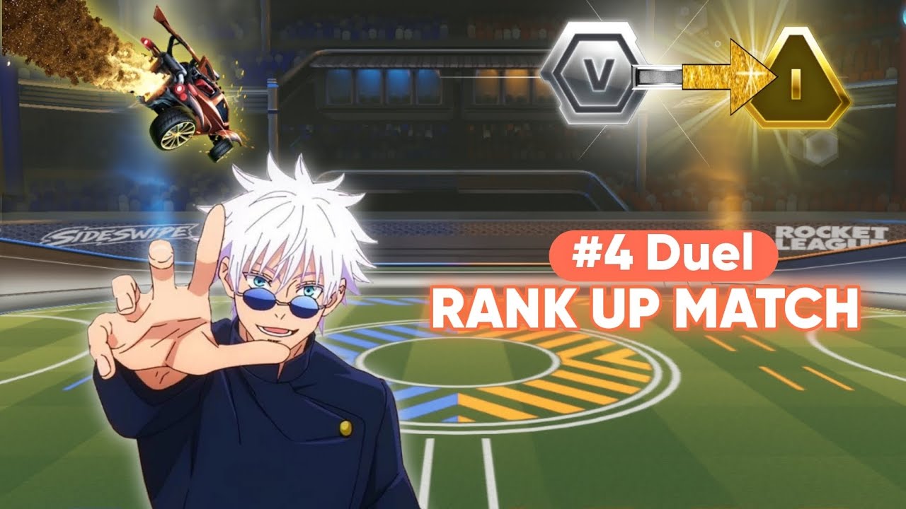Finally reached GOLD in ROCKET LEAGUE SIDESWIPE | #4 RANK UP MATCH ...