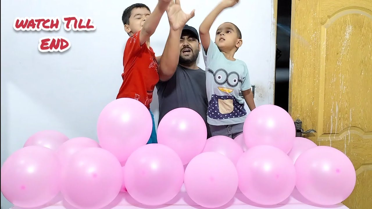 Balloons Popping Game With Kids | Balloons Pop - YouTube