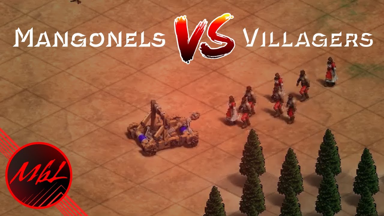Mangonels vs Villagers - YouTube