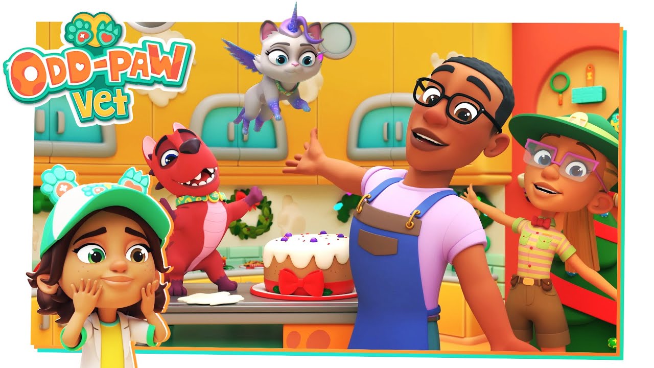 Feliz Natal no Odd-Paw Vet!🎄 NOVÍSSIMOS Episódios Odd-Paw Vet 🐾👩‍⚕️ ...