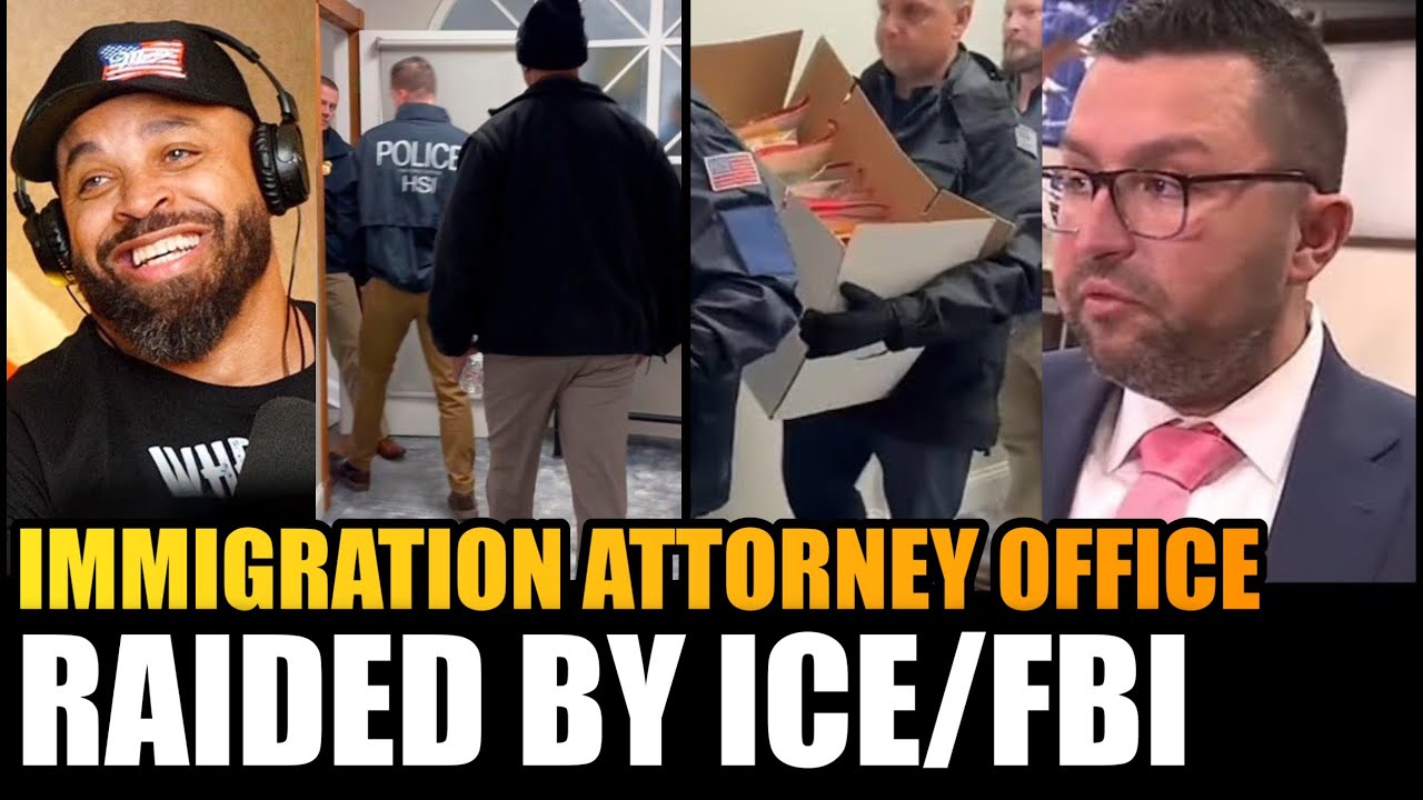 ICE/FBI Raids Prominent Immigration Attorney's Office! - YouTube