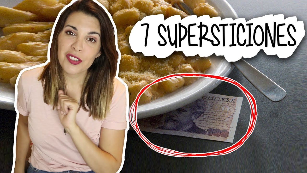 7 SUPERSTICIONES ARGENTINAS AL COMER | Ceci Saia - YouTube