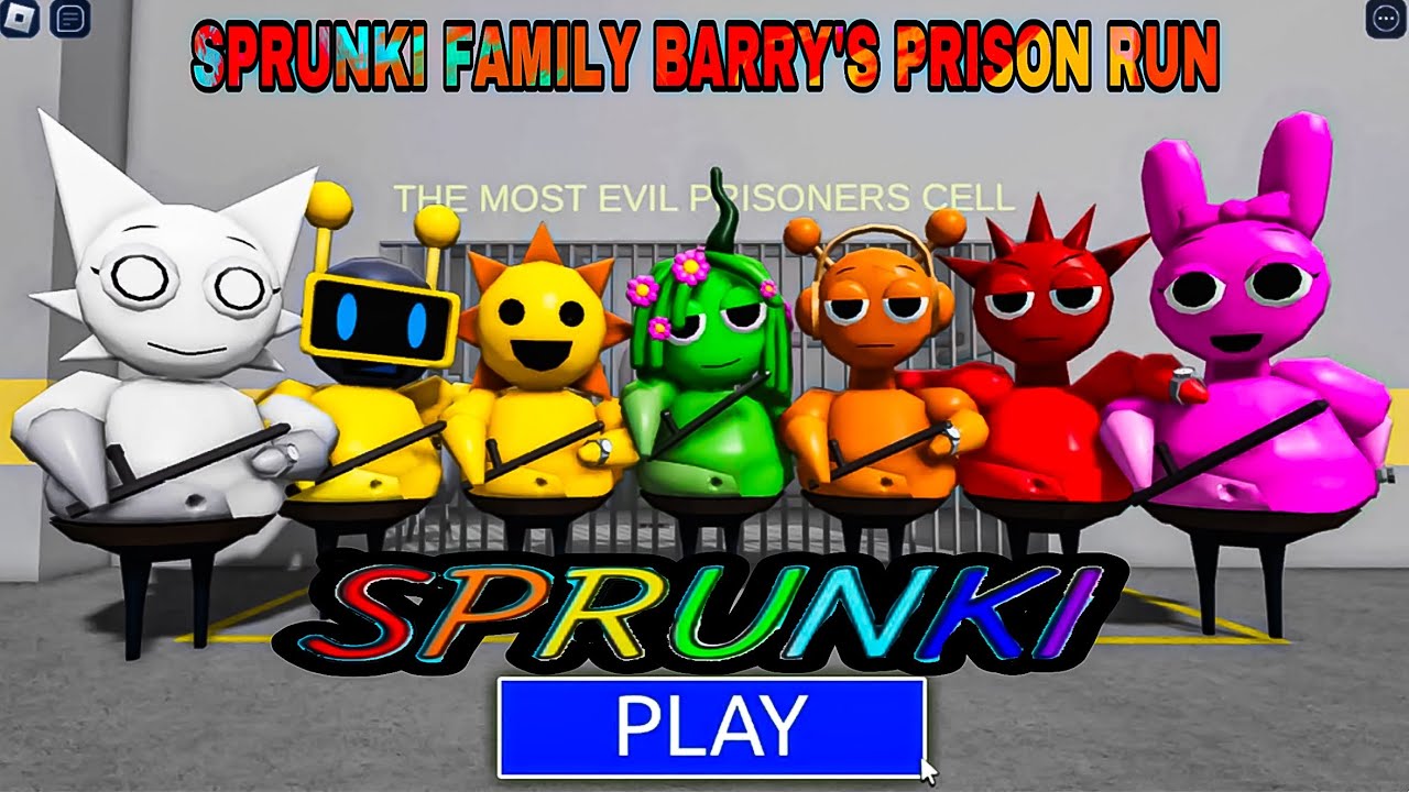 SPRUNKI FAMILY BARRY'S PRISON RUN (OBBY) Roblox Walkthrough Full Game #roblox #obby - YouTube