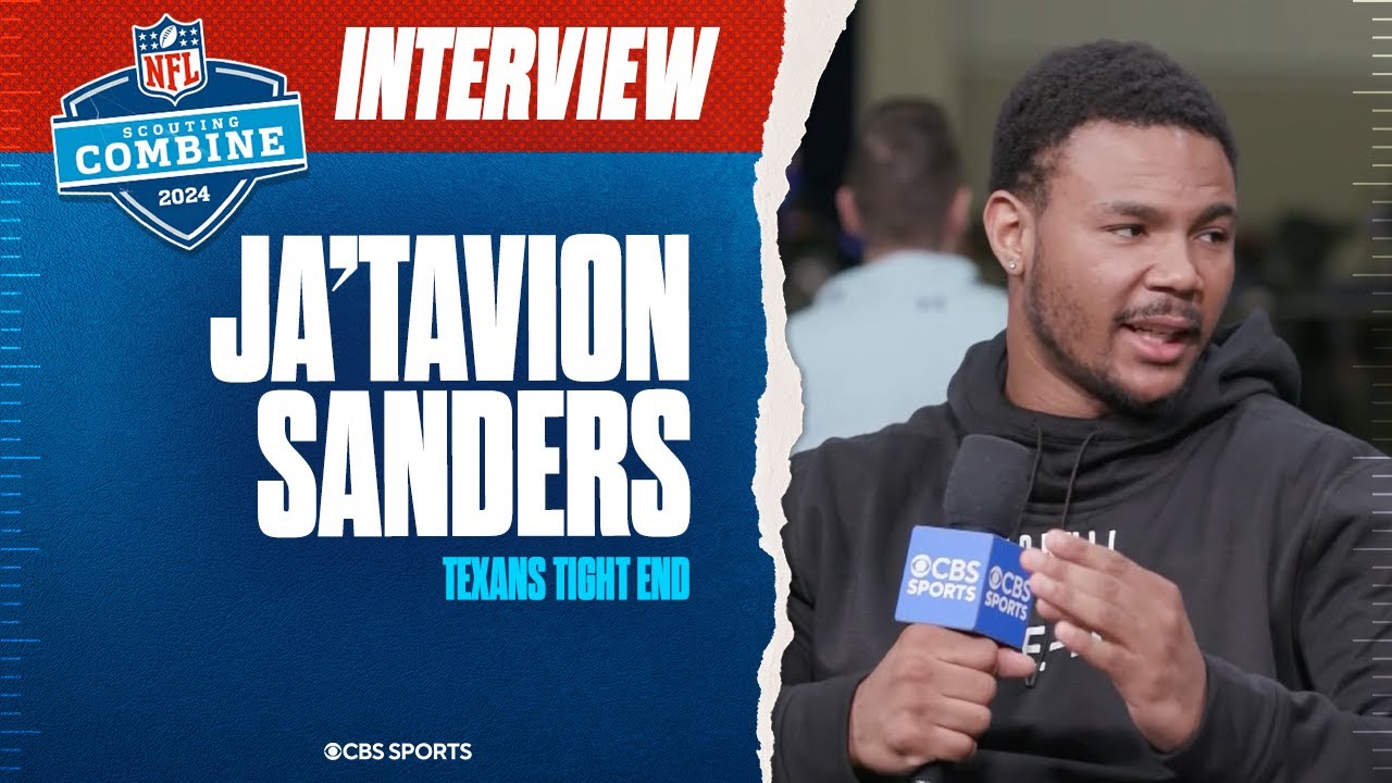Texas tight end Ja'Tavion Sanders says one of his best attributes is ...