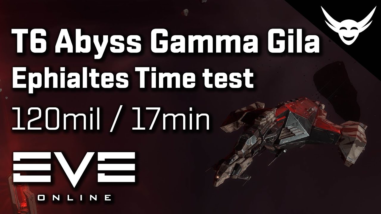 EVE Online - T6 Gamma Gila Ephialtes Time challenge (120mil / 17 min ...