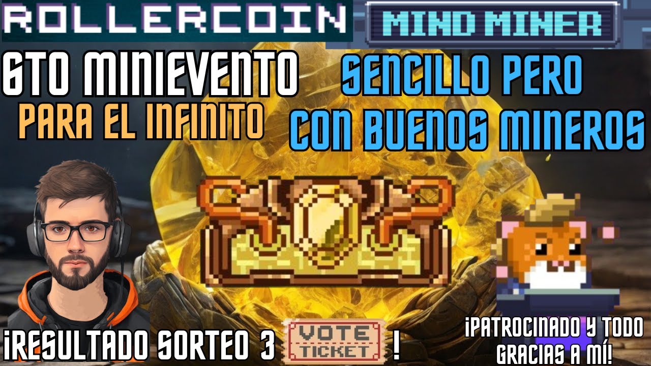 ROLLERCOIN - MIND MINER MINI EVENT - ANALIZAMOS LAS RECOMPENSAS y LAS ...