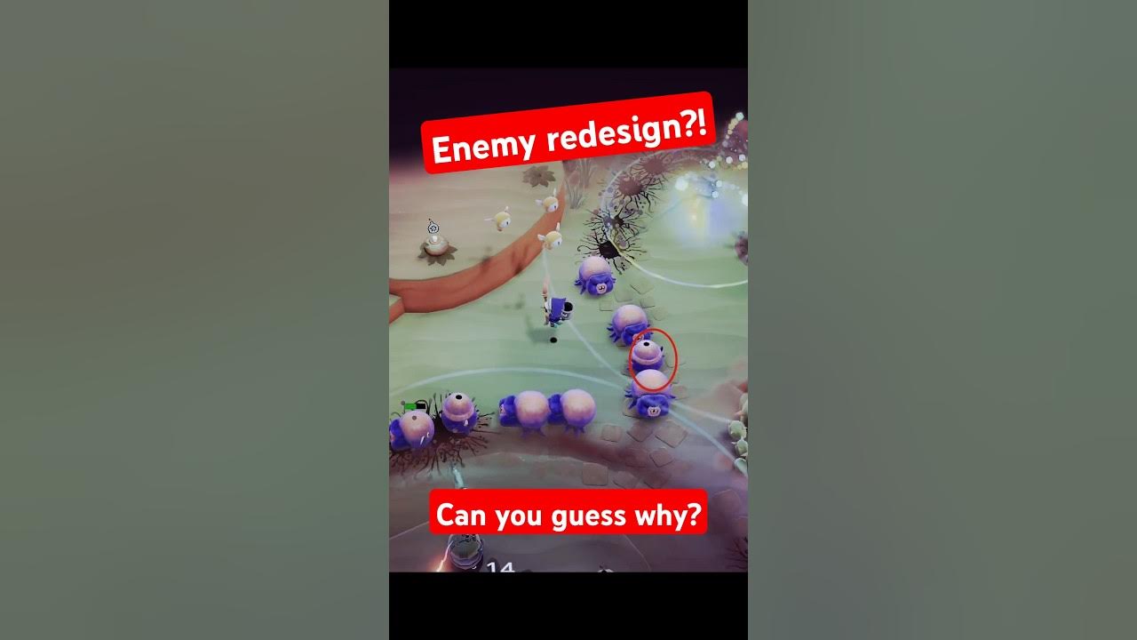 Redesigning the Gunker enemy in Tempest Tower! #towerdefense #gaming #gamedev #indiegame # ...