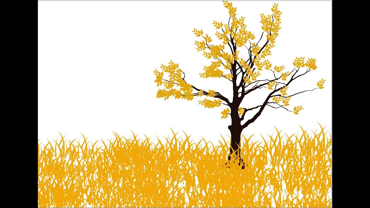 Creating Desert tree in CorelDraw - YouTube