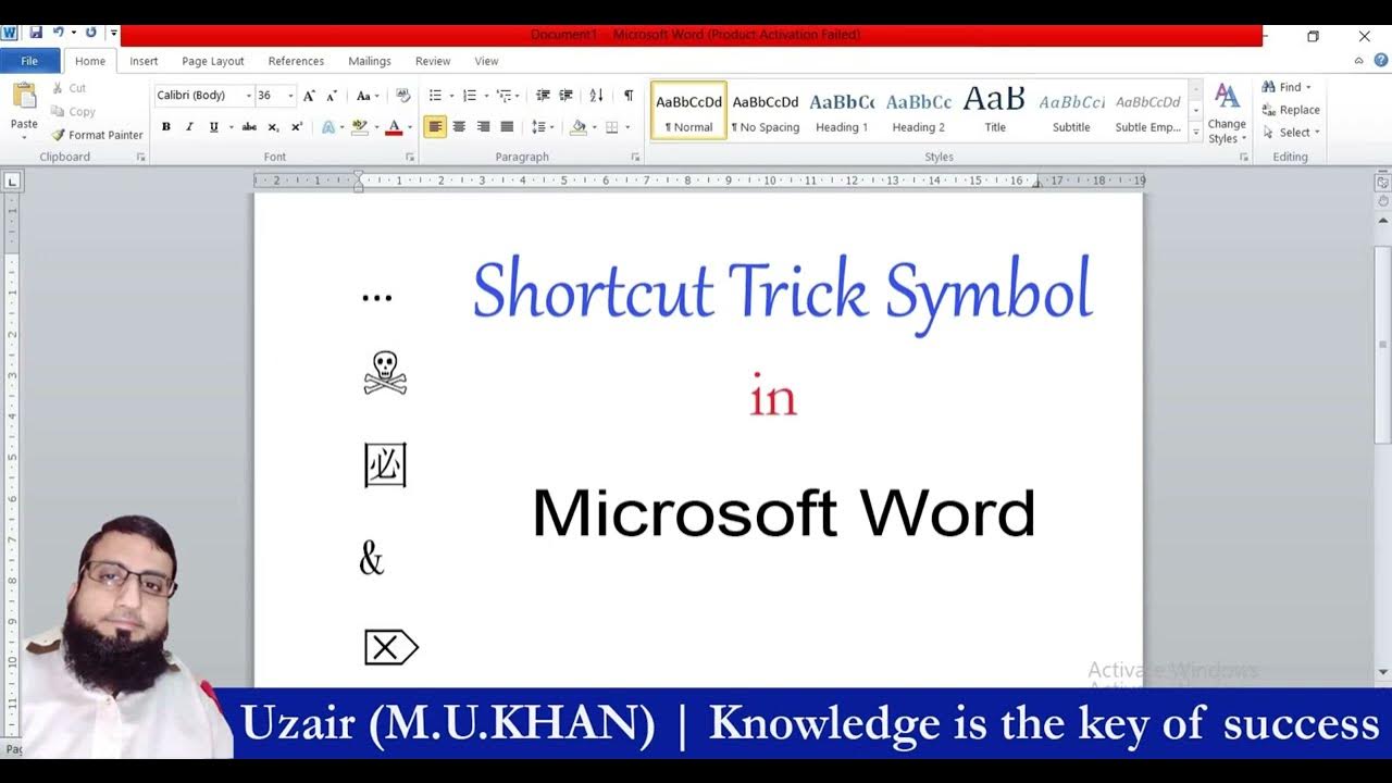 Ms Word | Ms Word Shortcut Trick Symbol | Magical Trick in Ms Word | Microsoft Word Tutorial in ...