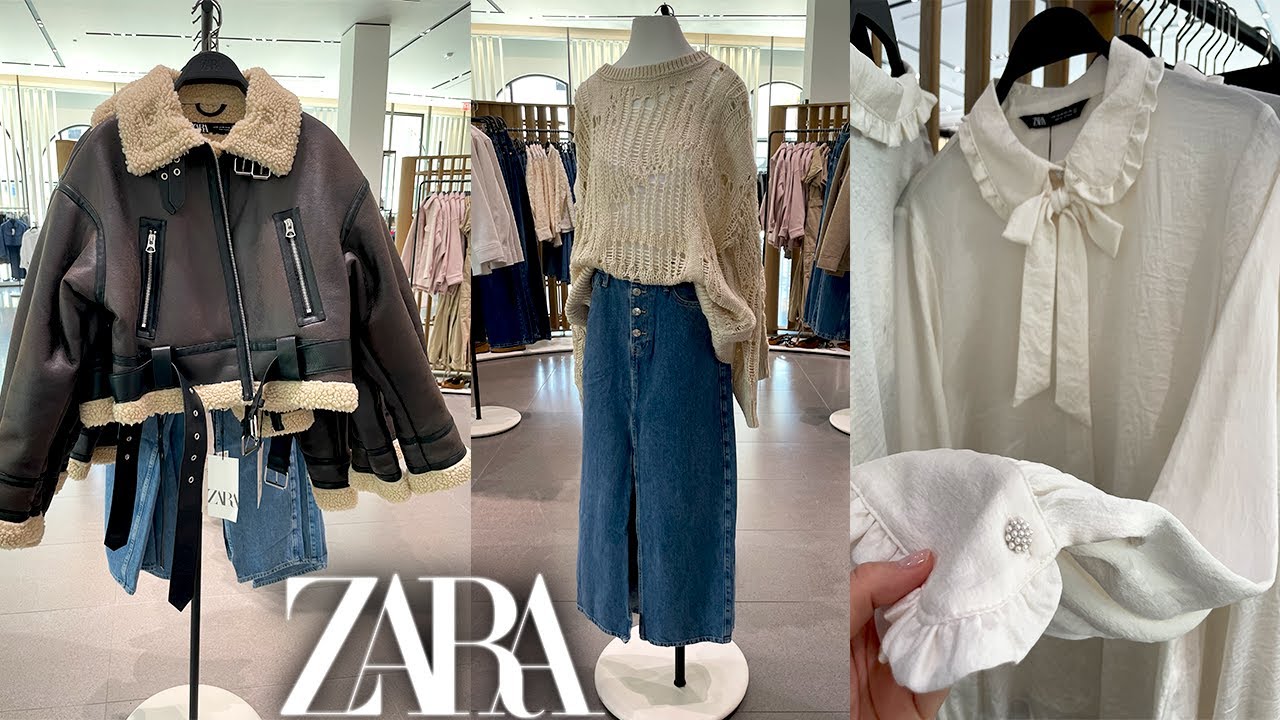 🍁 ZARA NEW FALL 2023 COLLECTION ARRIVALS 🐑 SHEARLING & DENIM - YouTube
