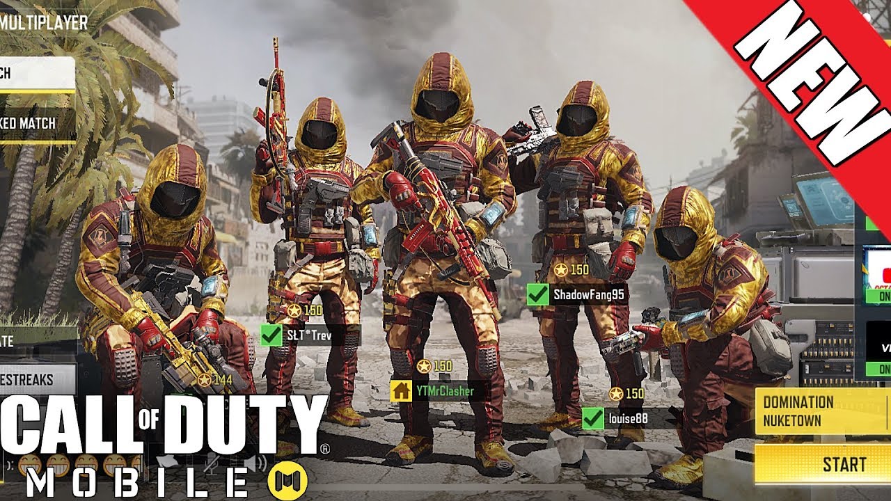 Call of Duty Mobile - MERC 5 YELLOW SNAKE SUIT SQUAD CHALLENGE! - YouTube