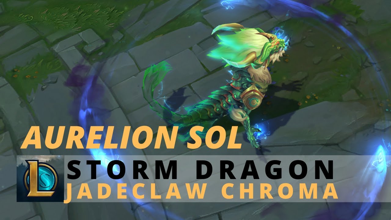 Storm Dragon Aurelion Sol Jadeclaw Chroma - League Of Legends.mp4 - YouTube
