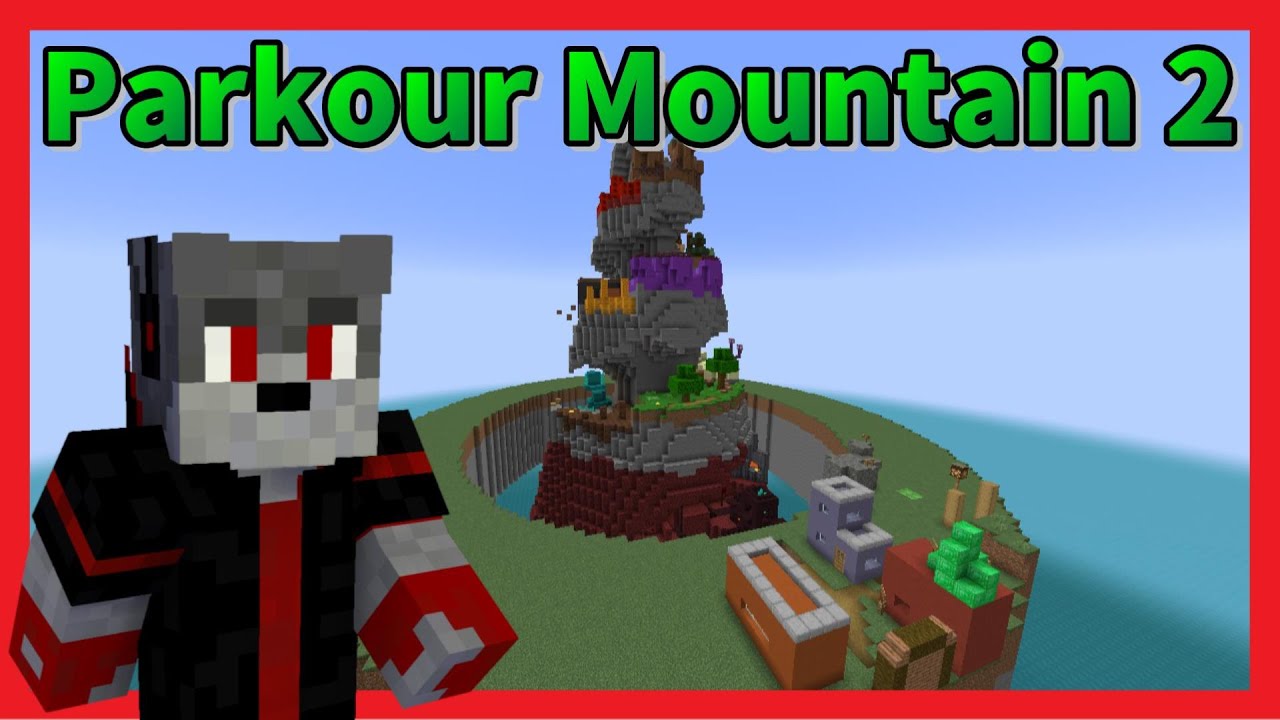 輕鬆爬山跑酷｜Parkour Mountain 2｜『Minecraft｜跑酷』｜【狼犬】 - YouTube