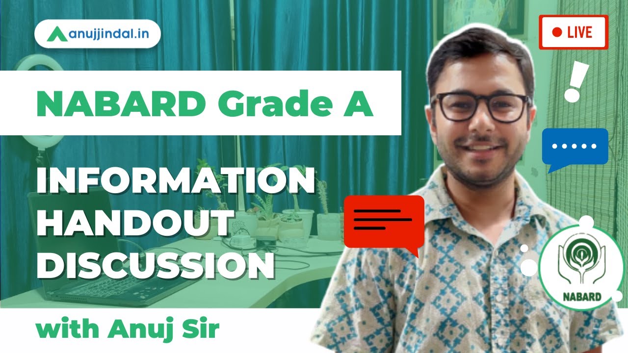NABARD Grade A | NABARD Information Handout Discussion - YouTube