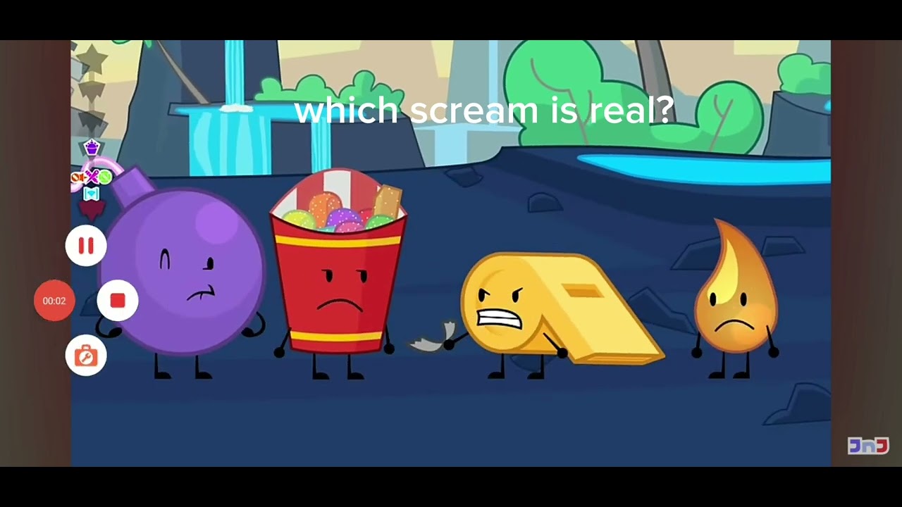 which scream is real? #BFDI @BFDI - YouTube