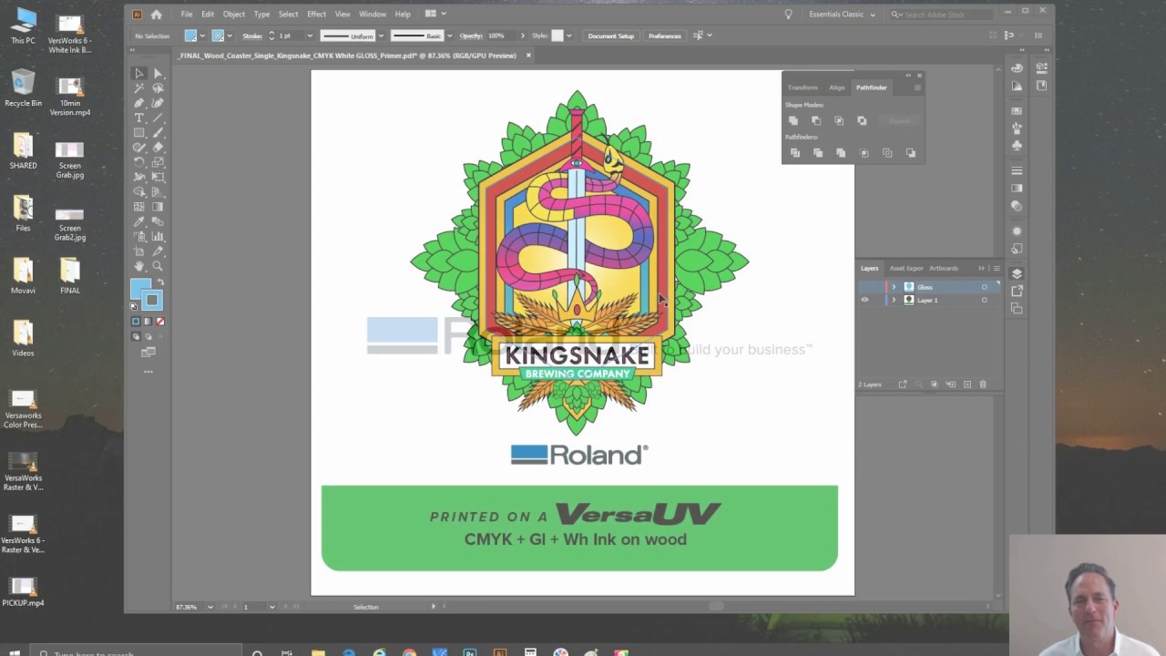 VersaWorks 6 - Basic Setup for UV Spot Colors - YouTube
