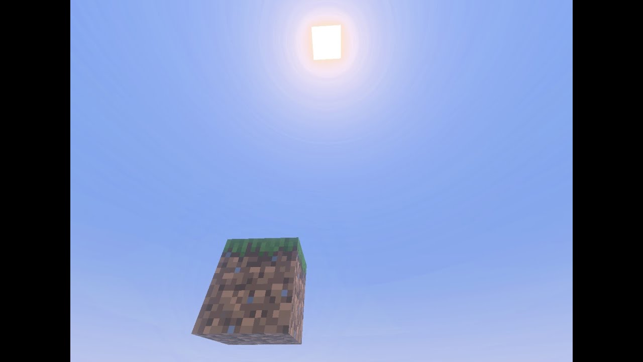 One block ep.1 (minecraft) - YouTube