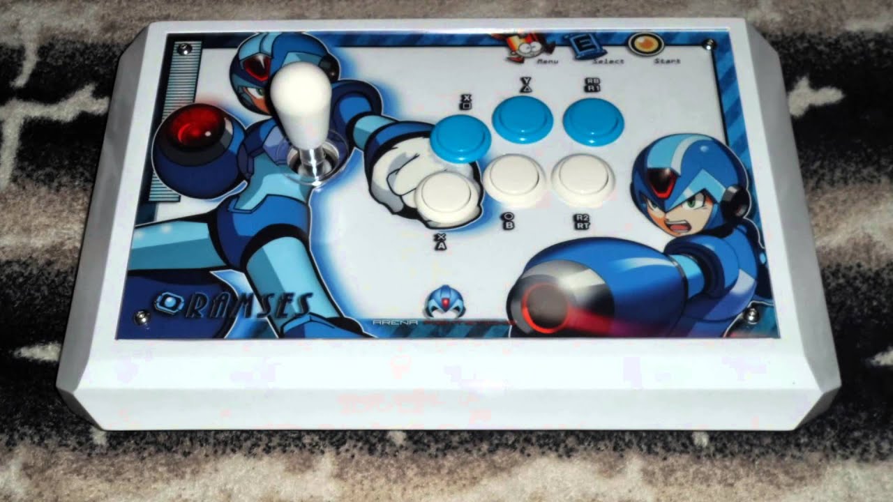 MEGAMAN / ZERO ARCADE FIGHT STICK PS3 XBOX 360 PC - YouTube