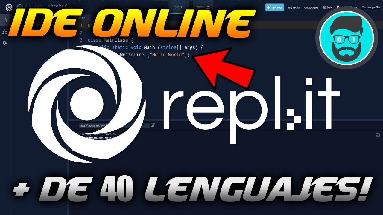 IDE ONLINE Gratuito para Programar en Muchos Lenguajes - Repl.it ...