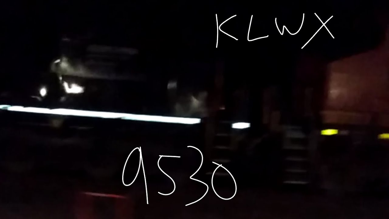 KLWX 9530 trails on the Worlds LOUDEST MIXED FREIGHT - YouTube