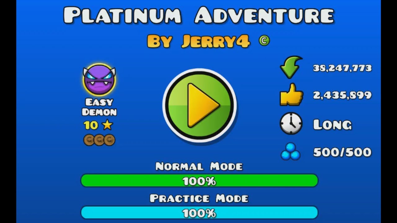 Platinum Adventure 100% Complete - YouTube