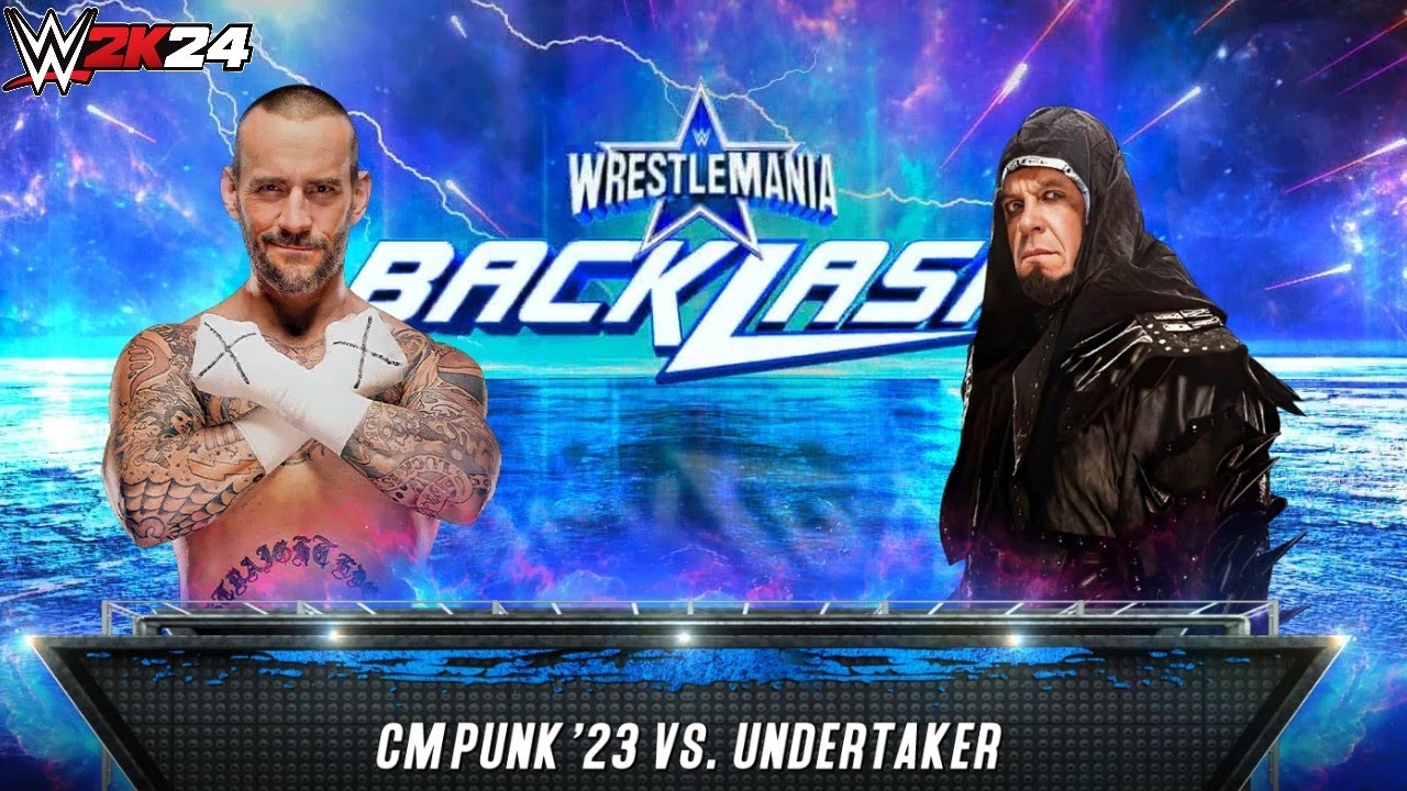 Full Match - CM Punk '23 vs. Undertaker: WrestleMania Backlash|WWE 2K24 ...