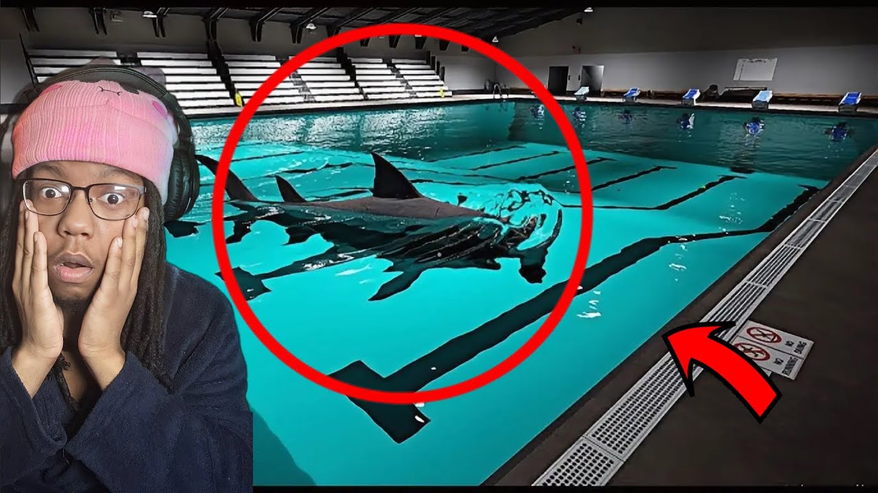 THERE IS A SHARK IN THE POOL!!! | Sharks and Minnows - YouTube