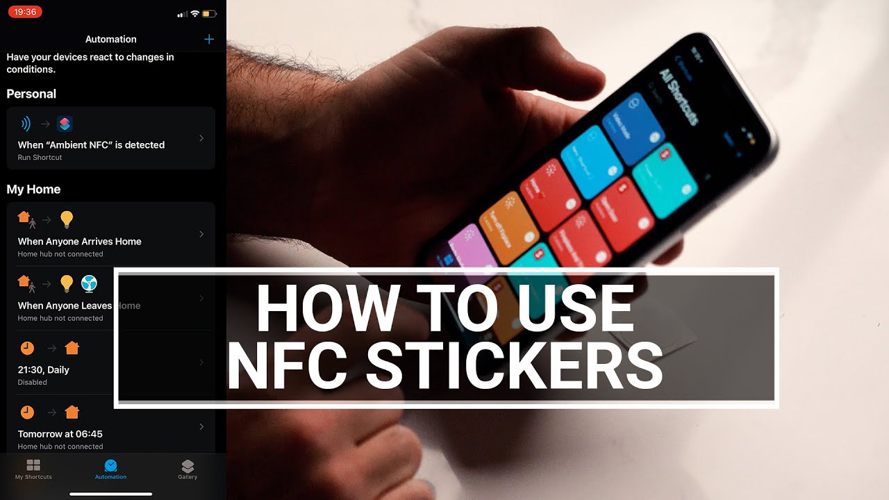 Control Your Smart Home With Stickers | NFC Tutorial iPhone - YouTube