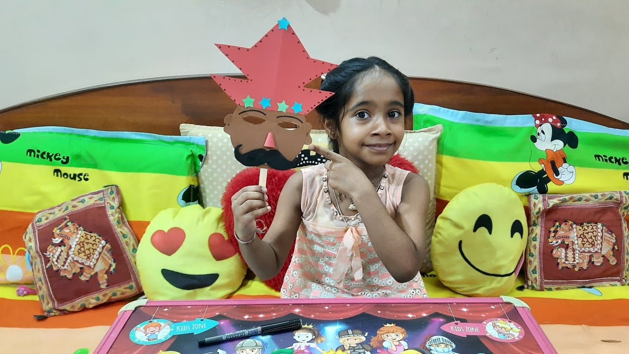 DUSSEHRA ACTIVITY || HOW TO MAKE RAVANA FACE MASK || 3D EASY KIDS CRAFT ...