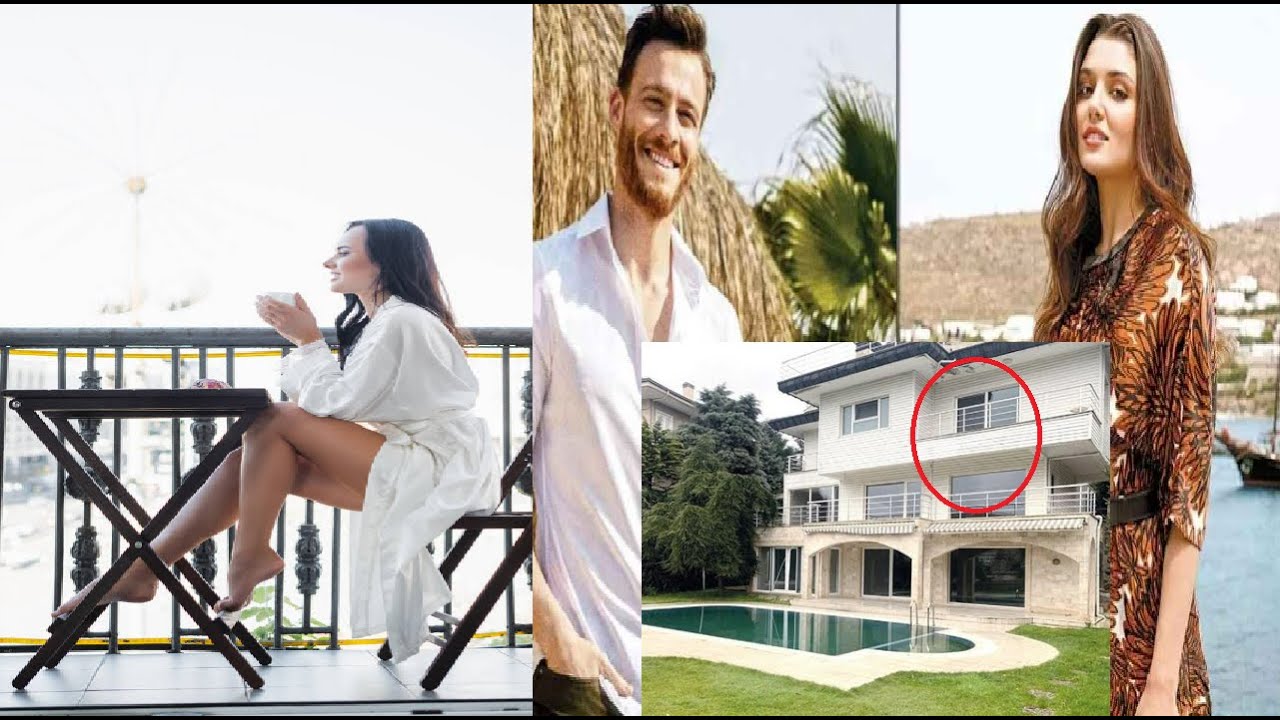 Hande Erçel was seen wearing a bathrobe on Kerem Bürsin's balcony ...