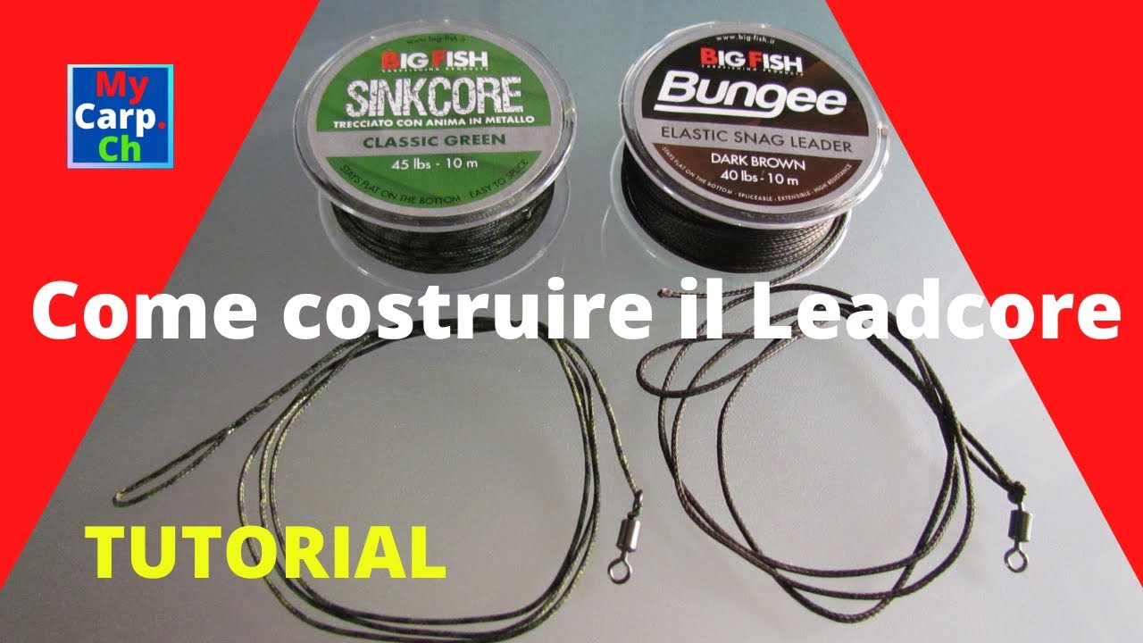 Come costruire il Leadcore -Tutorial - #rigs #carpfishing #leadcore ...