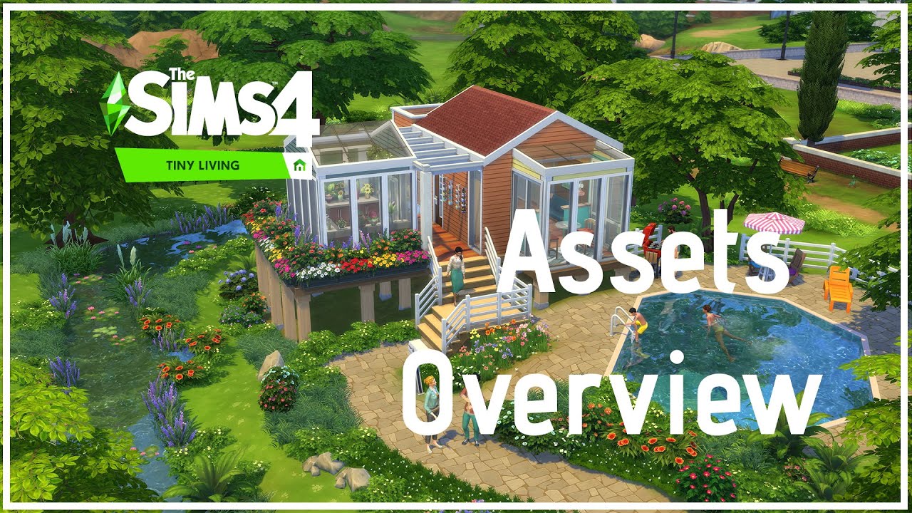 The Sims 4 Tiny Living Stuff | Assets Overview - YouTube