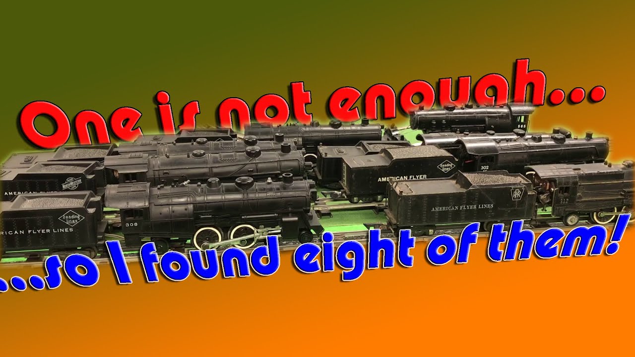 Unboxing 8 American Flyer Steam Engines! | 400 subscribers! - YouTube