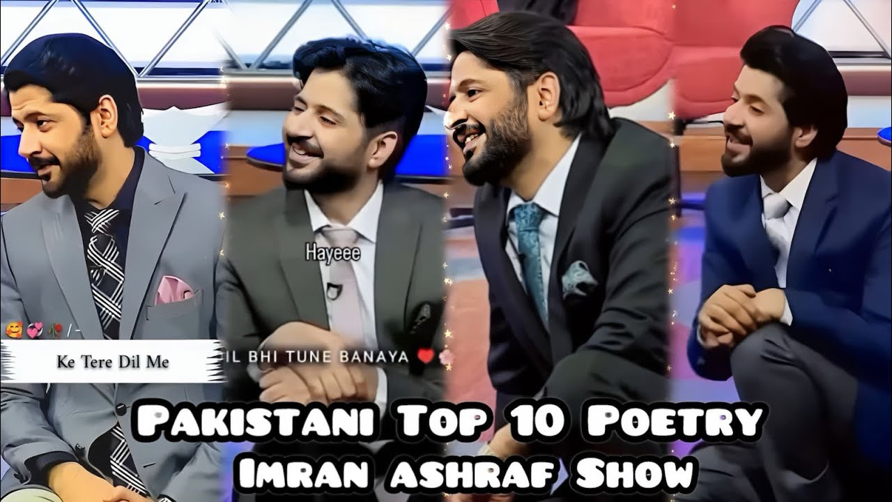 Pakistani Top 10 Poetry Of Imran Ashraf Show | Best Tow Lines Poetry 🥀 ...