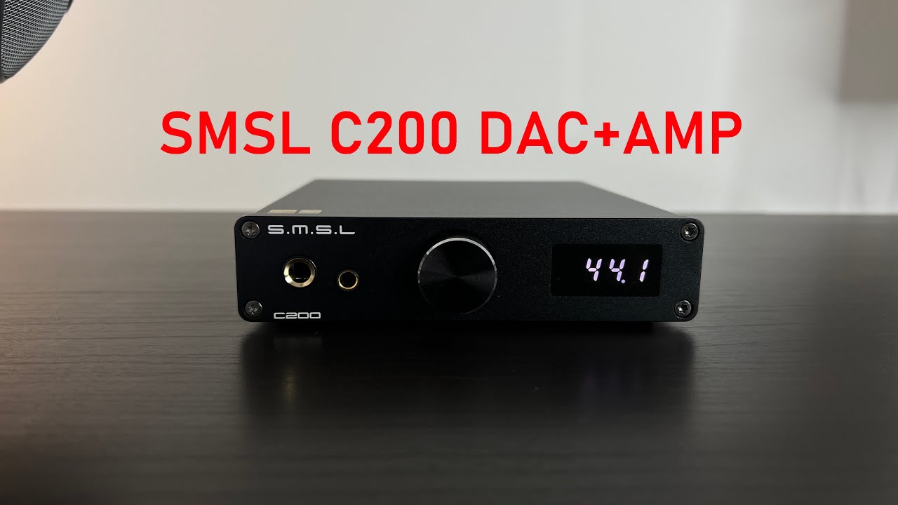 SMSL C200 DAC + AMP teszt #smsl #aoshidaadio - YouTube