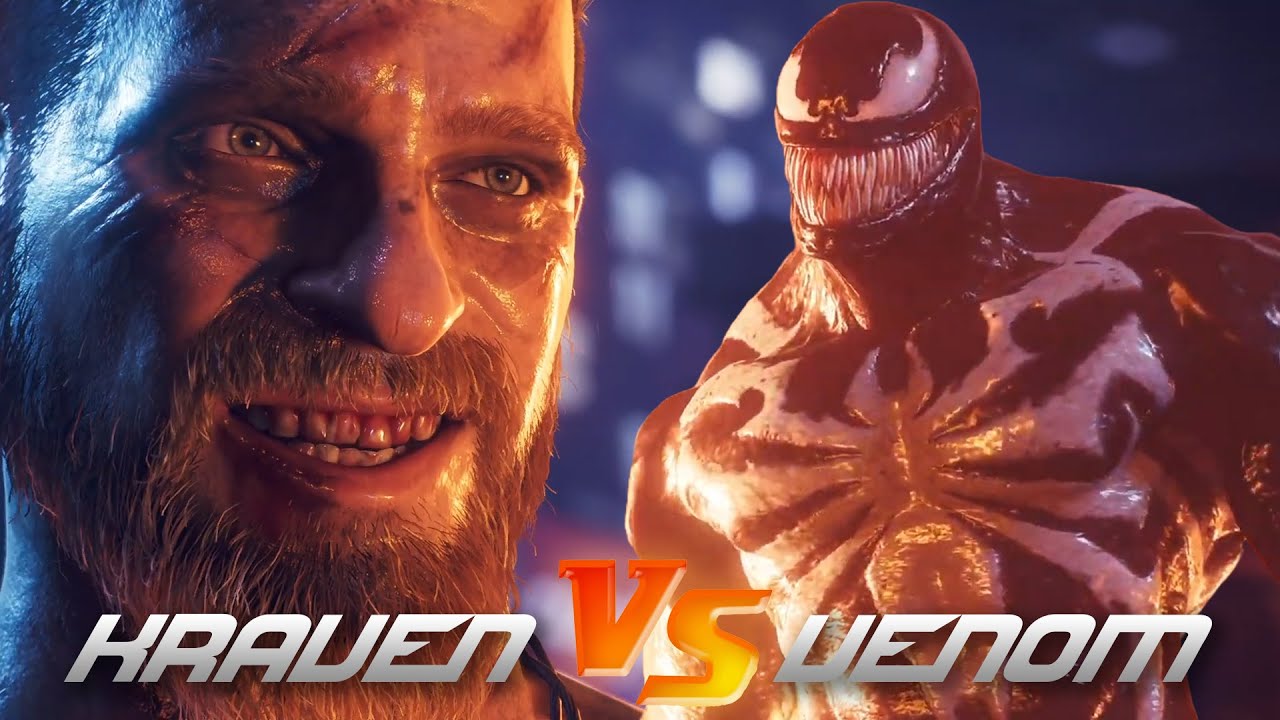 Venom vs Kraven the Hunter Fight Scene - Marvel's Spider-Man 2 - YouTube