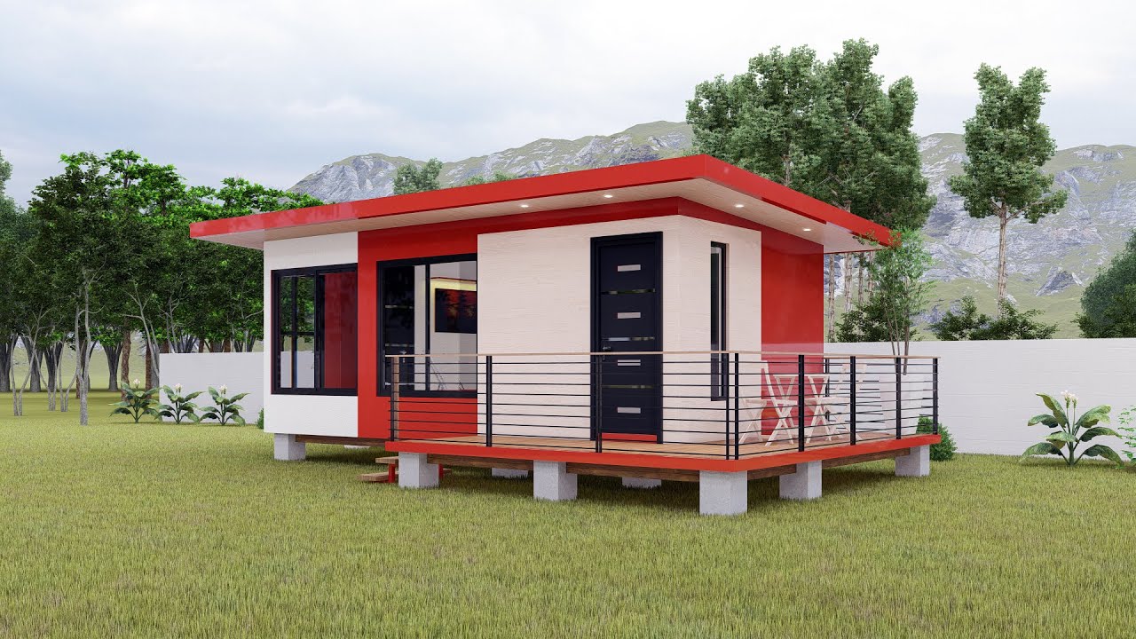 Absolutely Beautiful Elevated Tiny House Design Idea | 24 Square meters - YouTube