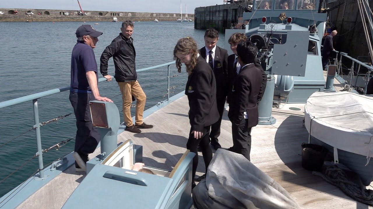 HMS Medusa's visit to Alderney - May 2025 - YouTube