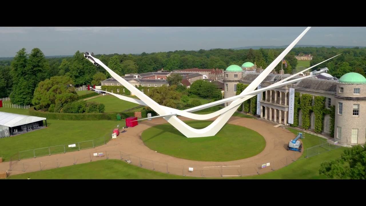 Goodwood Festival of Speed sculpture 2016 video - YouTube