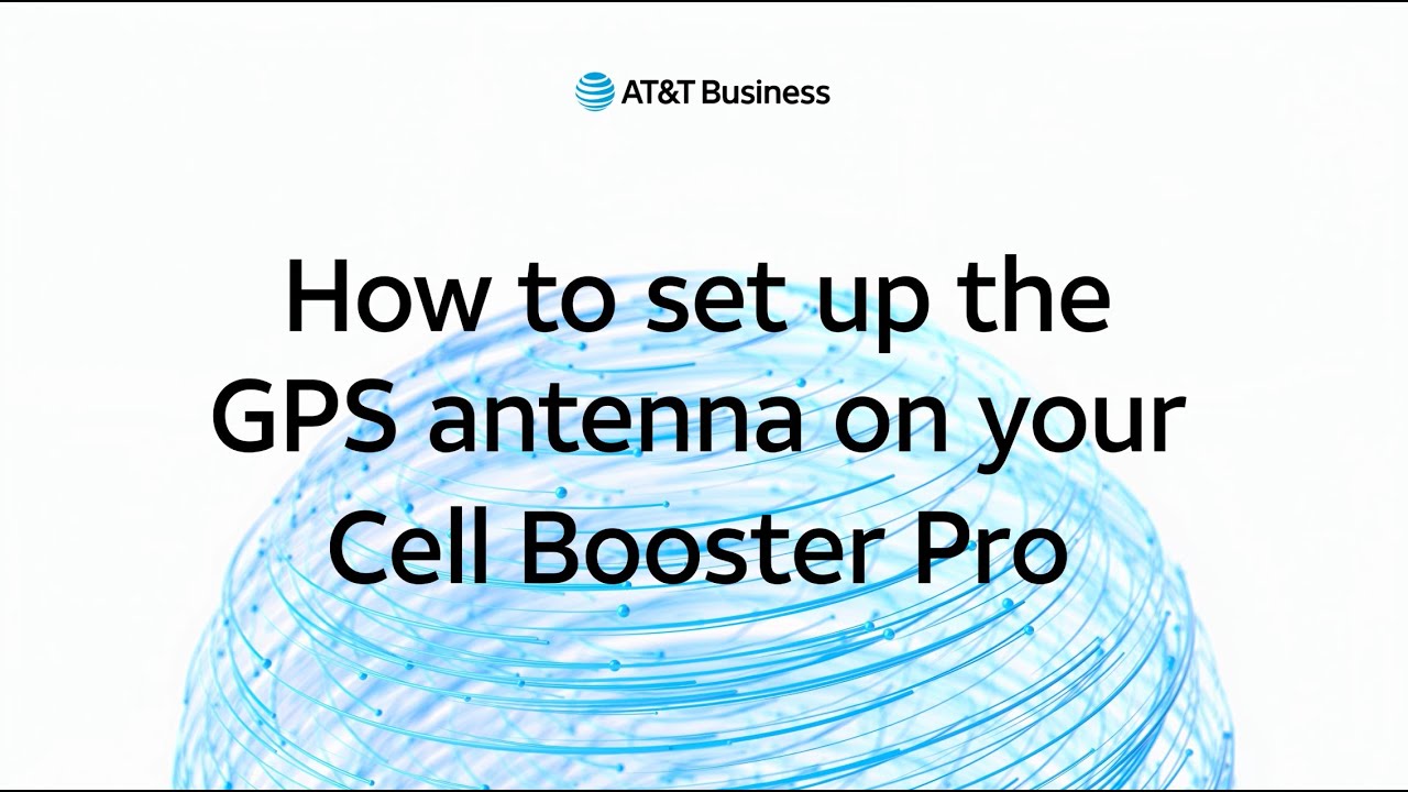 How to setup the 5G Cell Booster Pro's GPS antenna - YouTube
