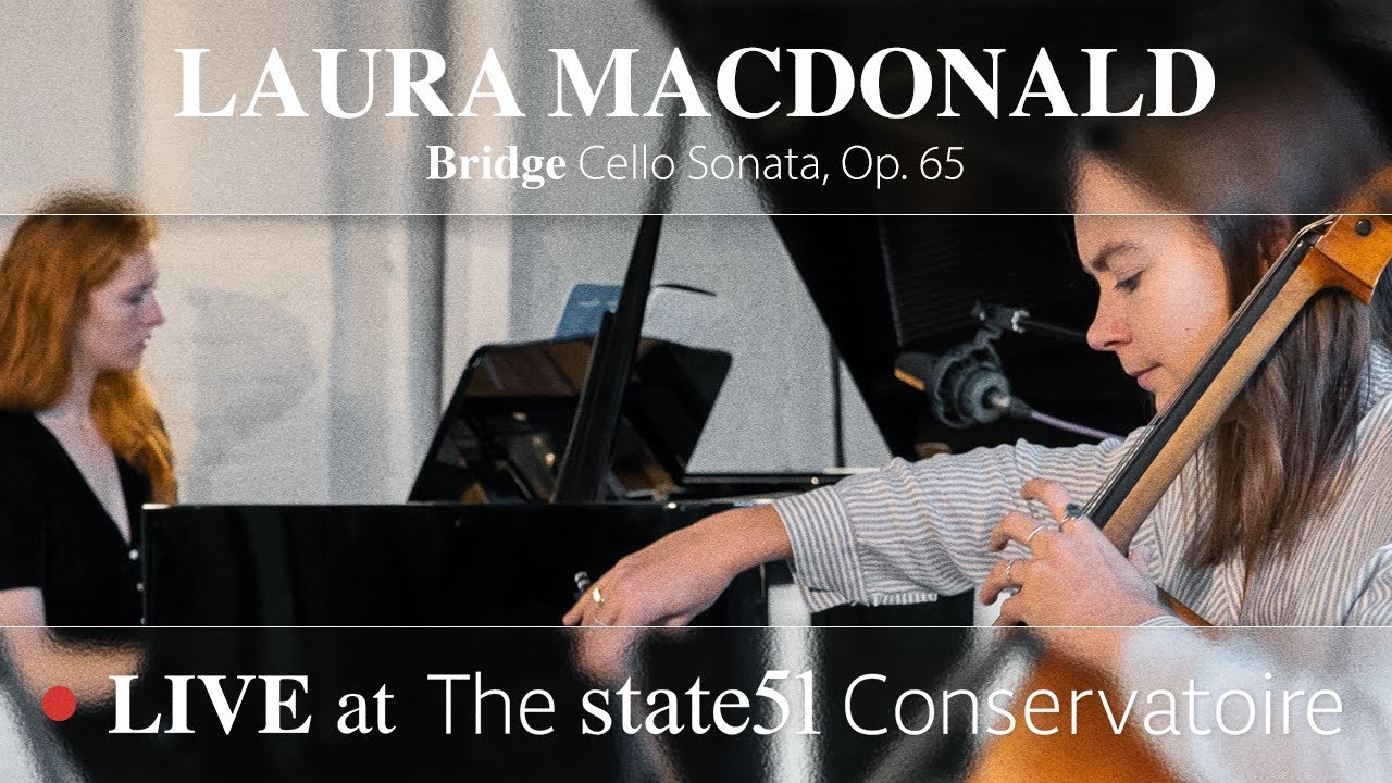 Laura MacDonald performs Britten: Cello Sonata, Op. 65 live at The ...