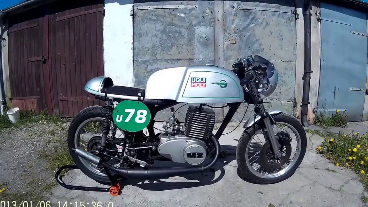 MZ TS 250 race bike - YouTube