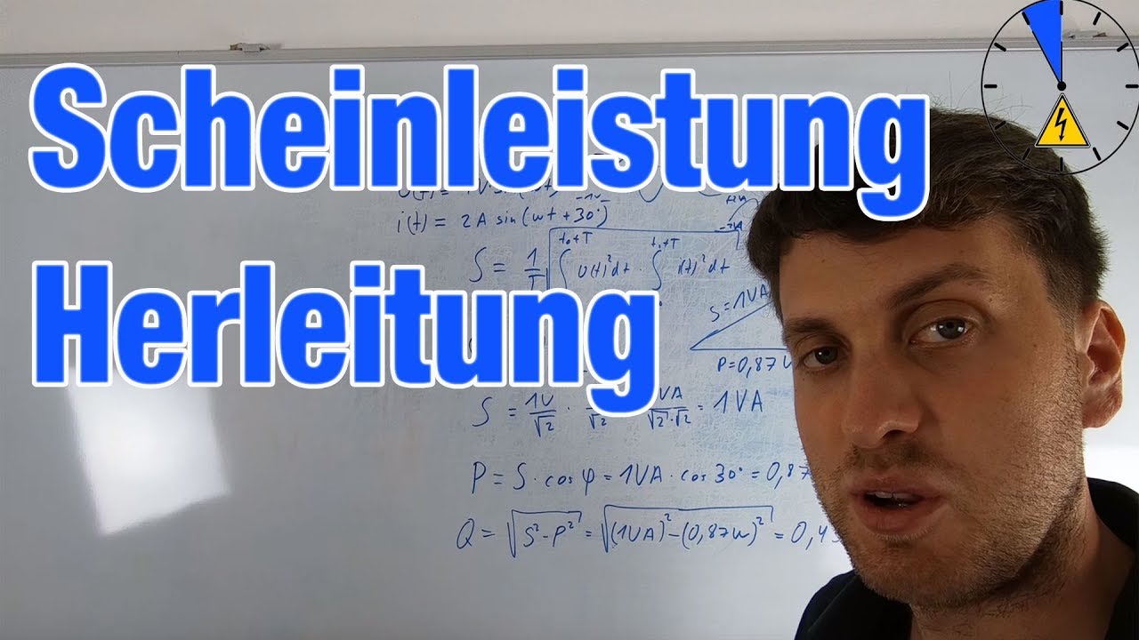 Scheinleistung Herleitung Formel Integral berechnen - YouTube