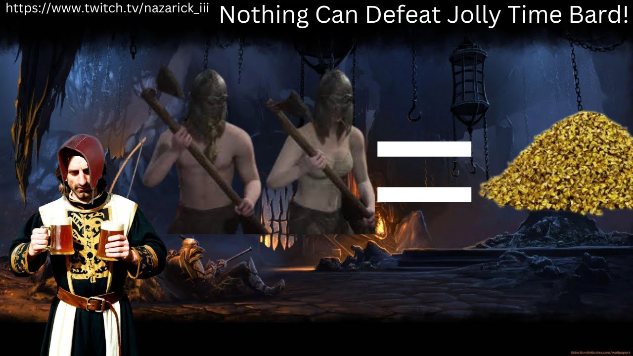 Nothing Can Defeat A Drunk Jolly Time Bard! | Dark And Darker | - YouTube