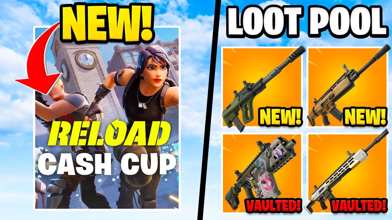 NEW RELOAD CASH CUPS! - Season 4 Loot Pool & Tournament News - YouTube