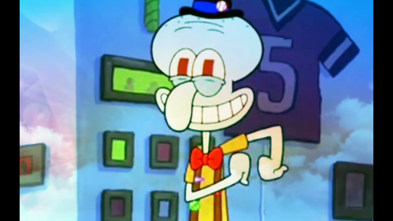 Squidward stupid dance - YouTube